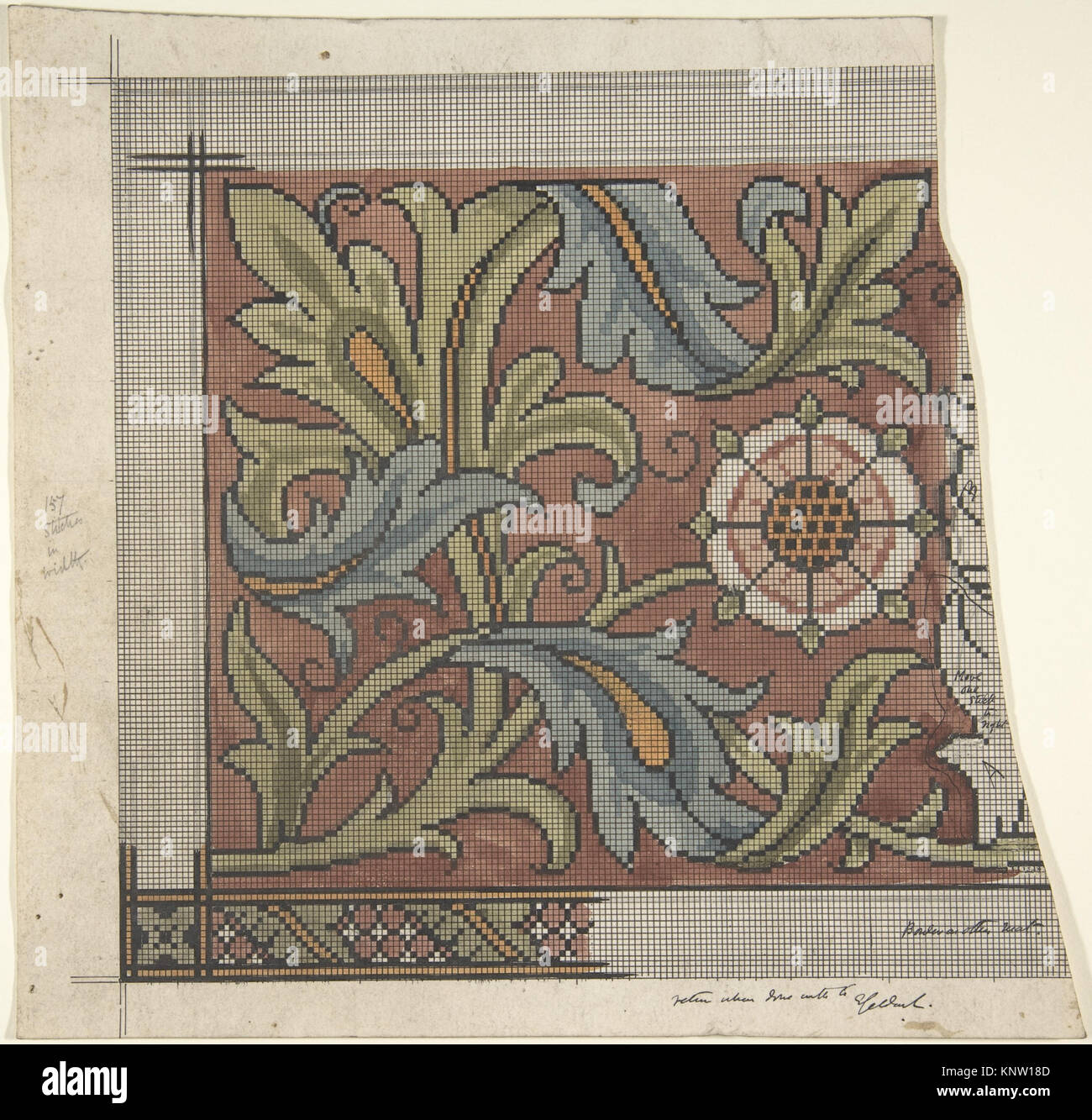 Design for Ecclesiastical Embroidery -- Cross Stitch Pattern MET ...