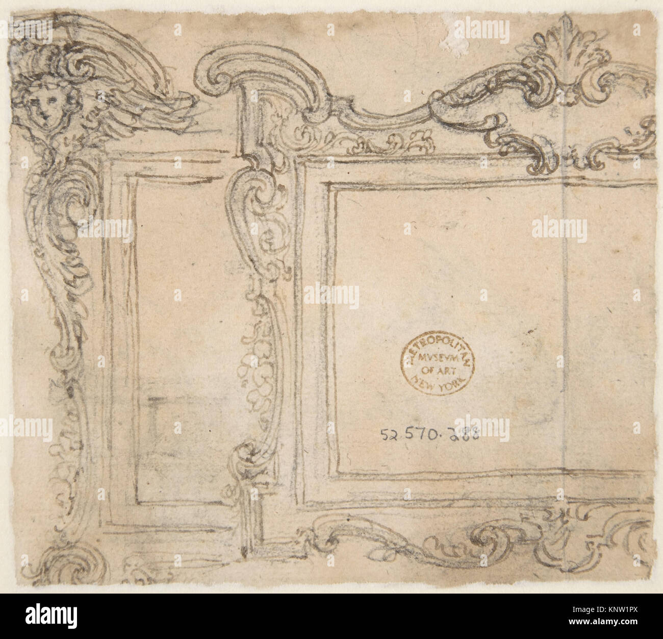 Designs for the Decoration of a Frieze and Corner Motifs (recto ...