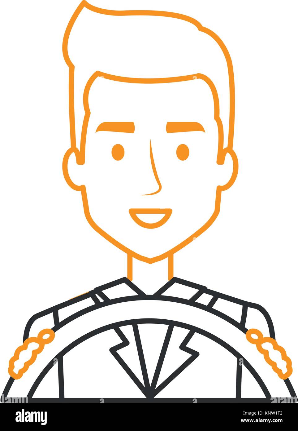 Man driving race car Stock Vector Images - Alamy