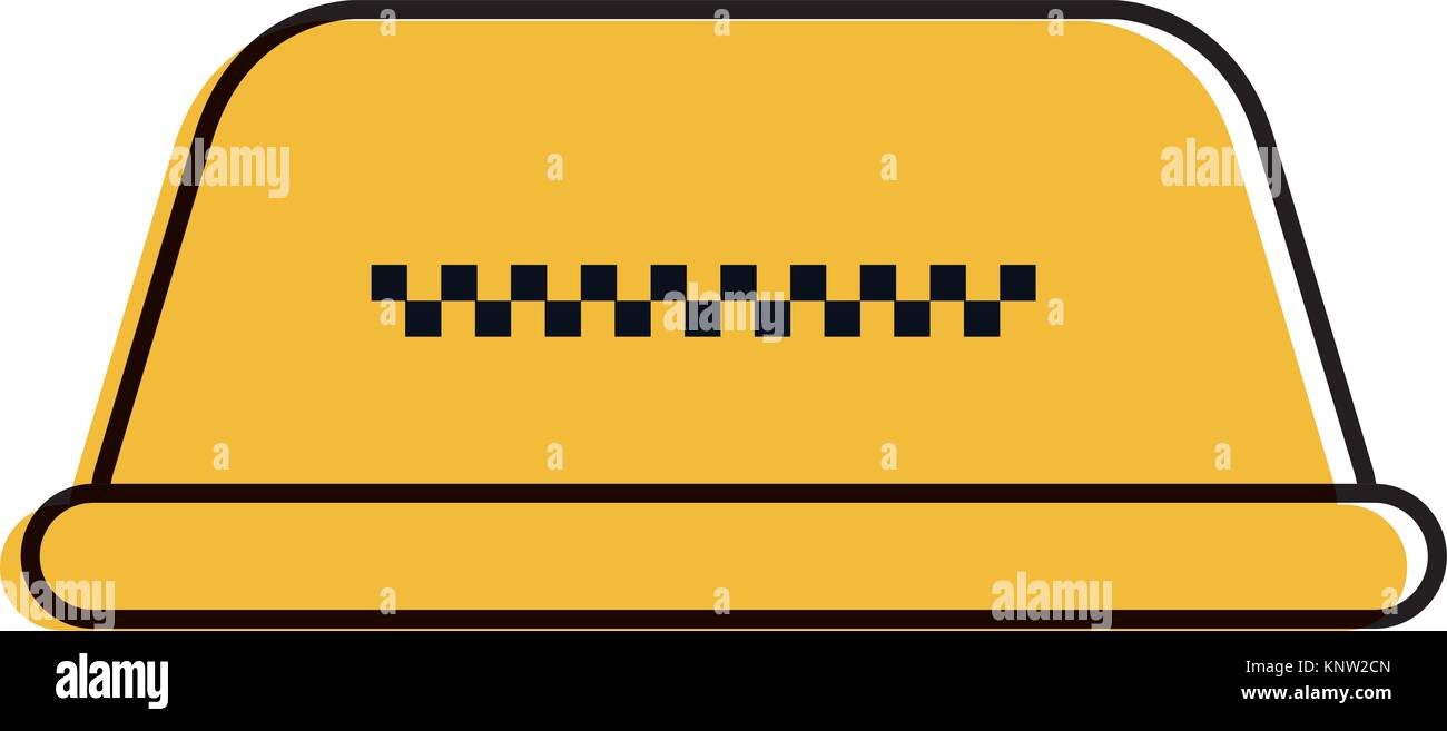 taxi light isolated icon vector illustration design Stock Vector Image ...