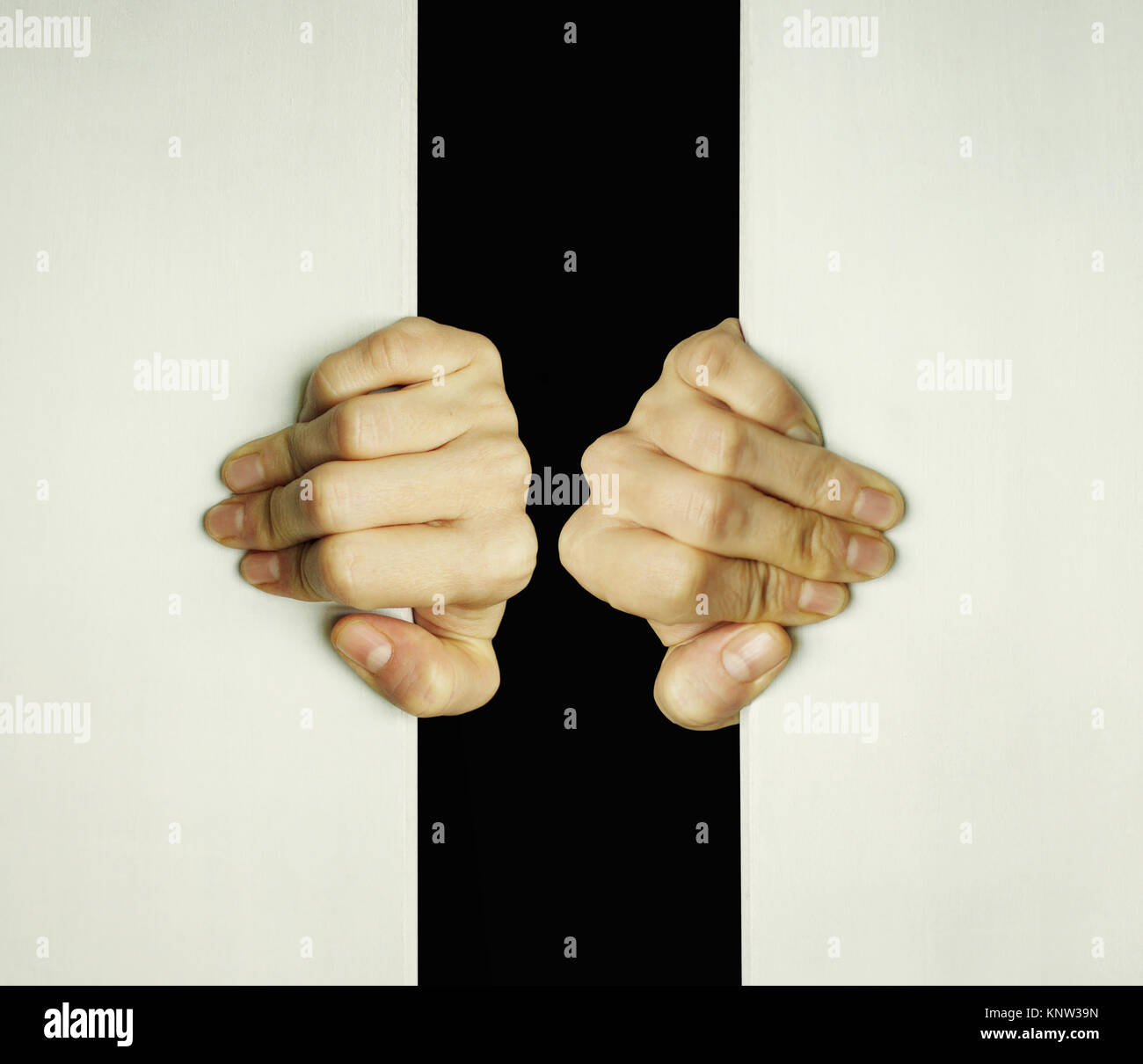 Two hands open door hi-res stock photography and images - Alamy