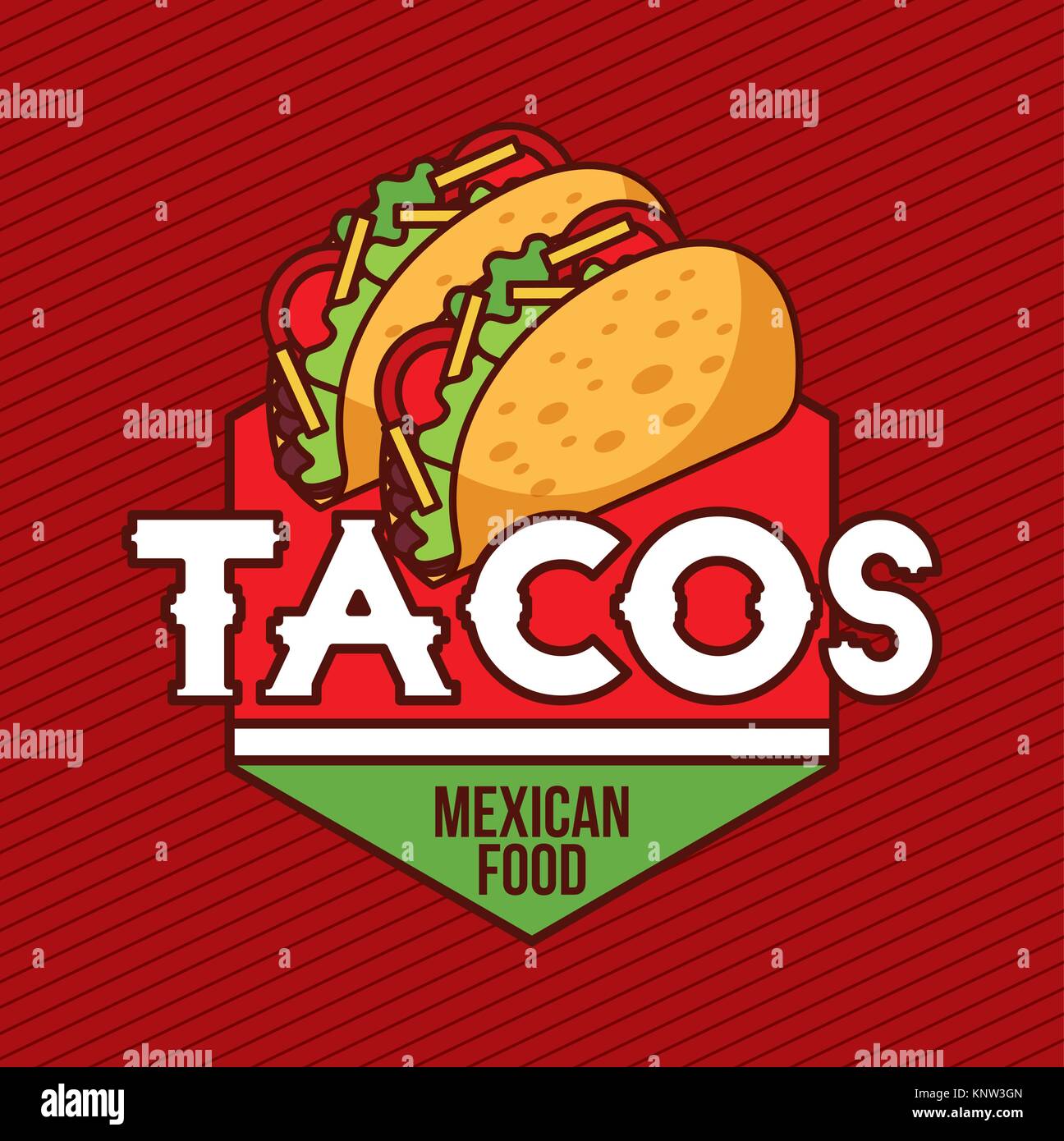 tacos mexican food card advertising banner Stock Vector Image & Art - Alamy