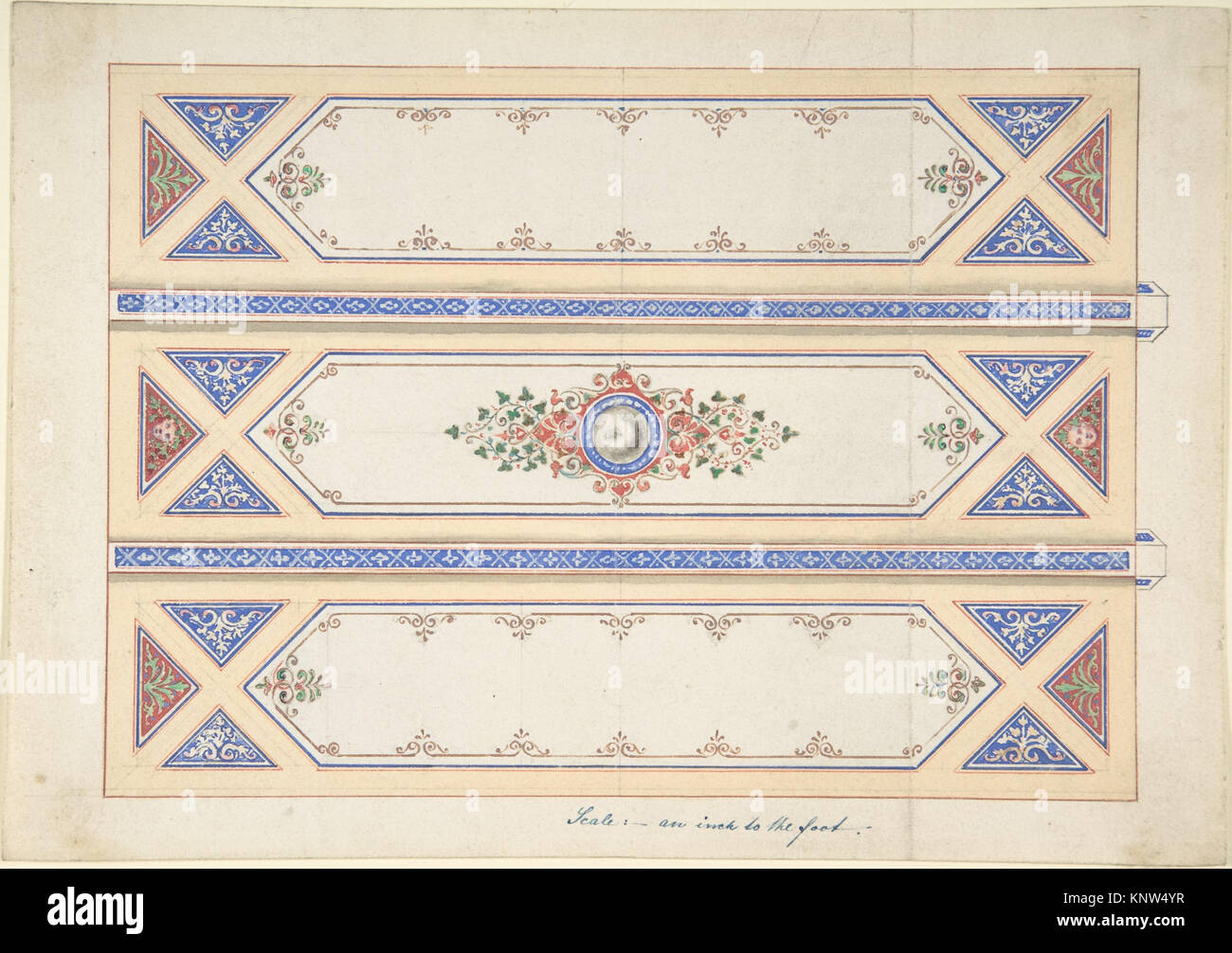 Ceiling design three panels hi-res stock photography and images - Alamy