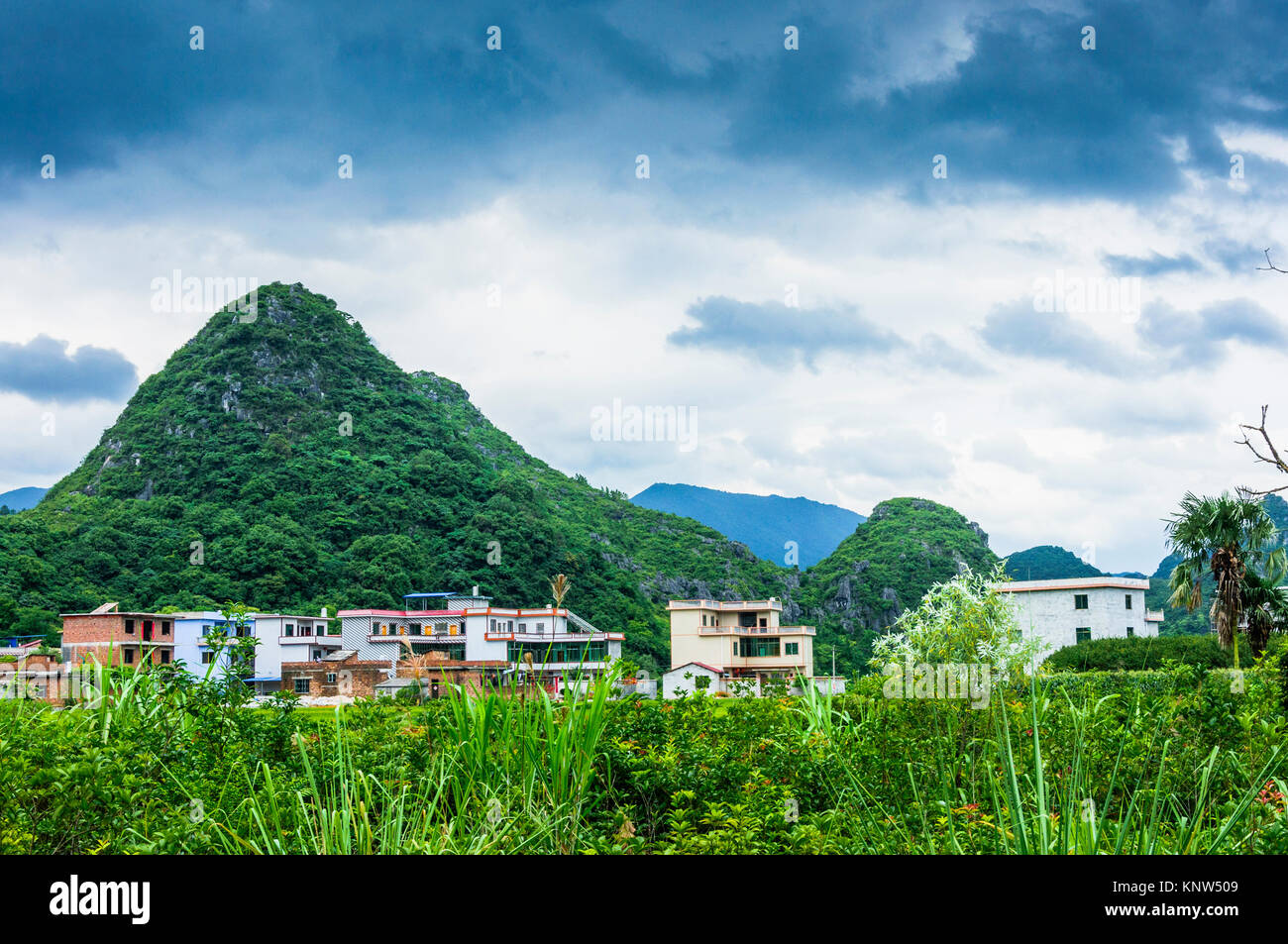 Beautiful rural scenery in summer Stock Photo - Alamy