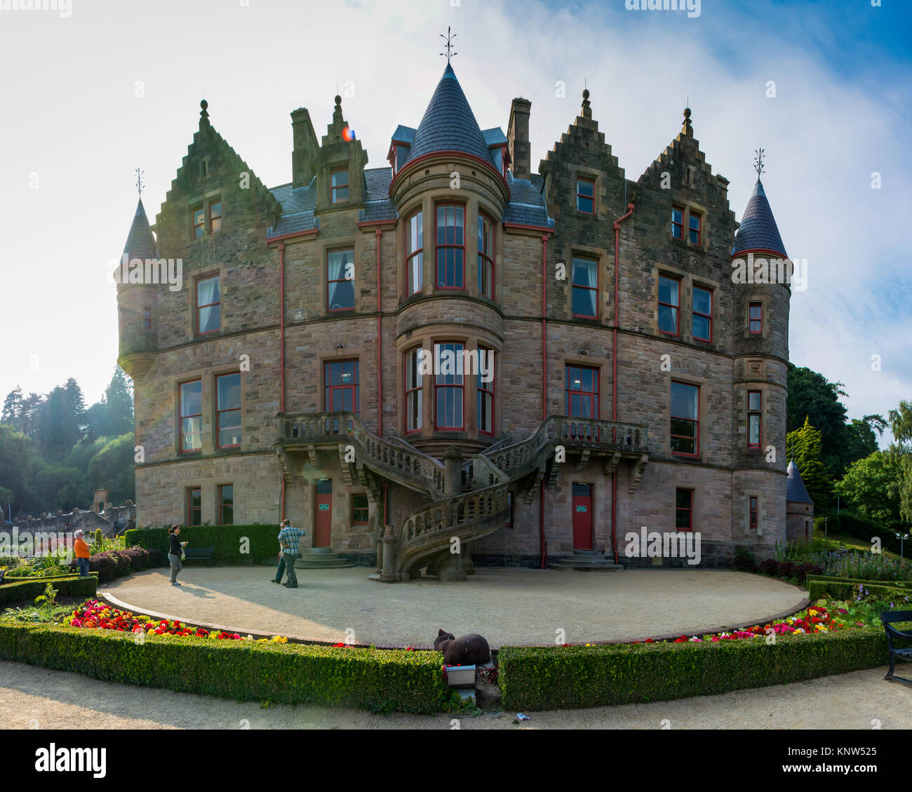 Belfast Castle Monument North Ireland Exterior Garden Front Perspective ...