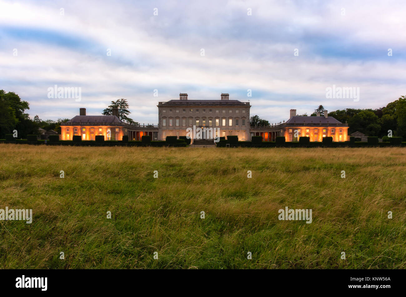 Castletown House Exterior Historic Monument Celbridge Ireland Stock ...