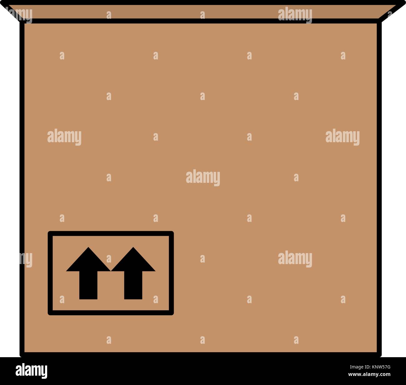 carton box packing icon vector illustration design Stock Vector Image ...