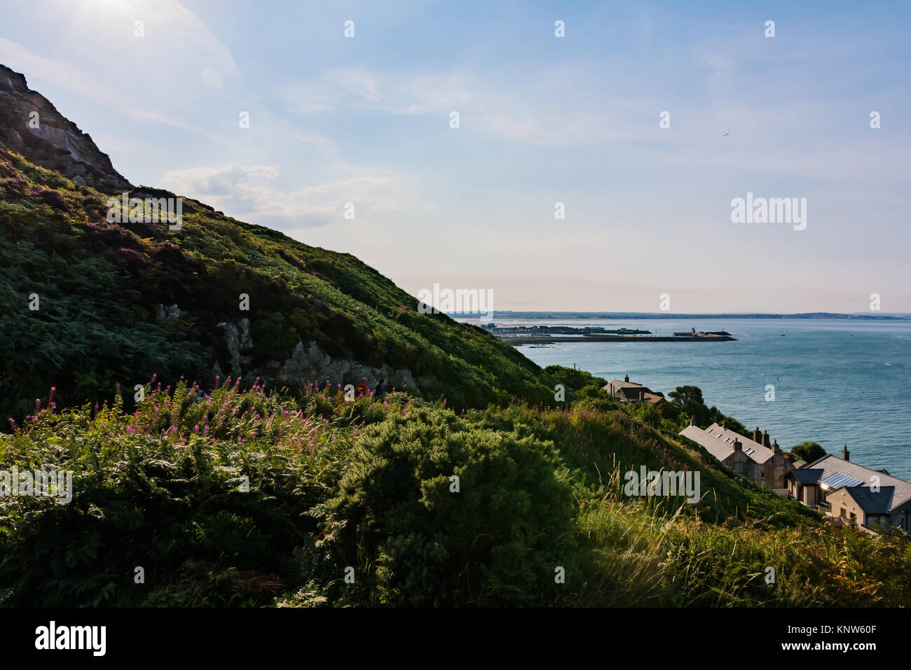 Howth Harbor Daytime Landscape Cliffside Nature Ireland Stock Photo - Alamy