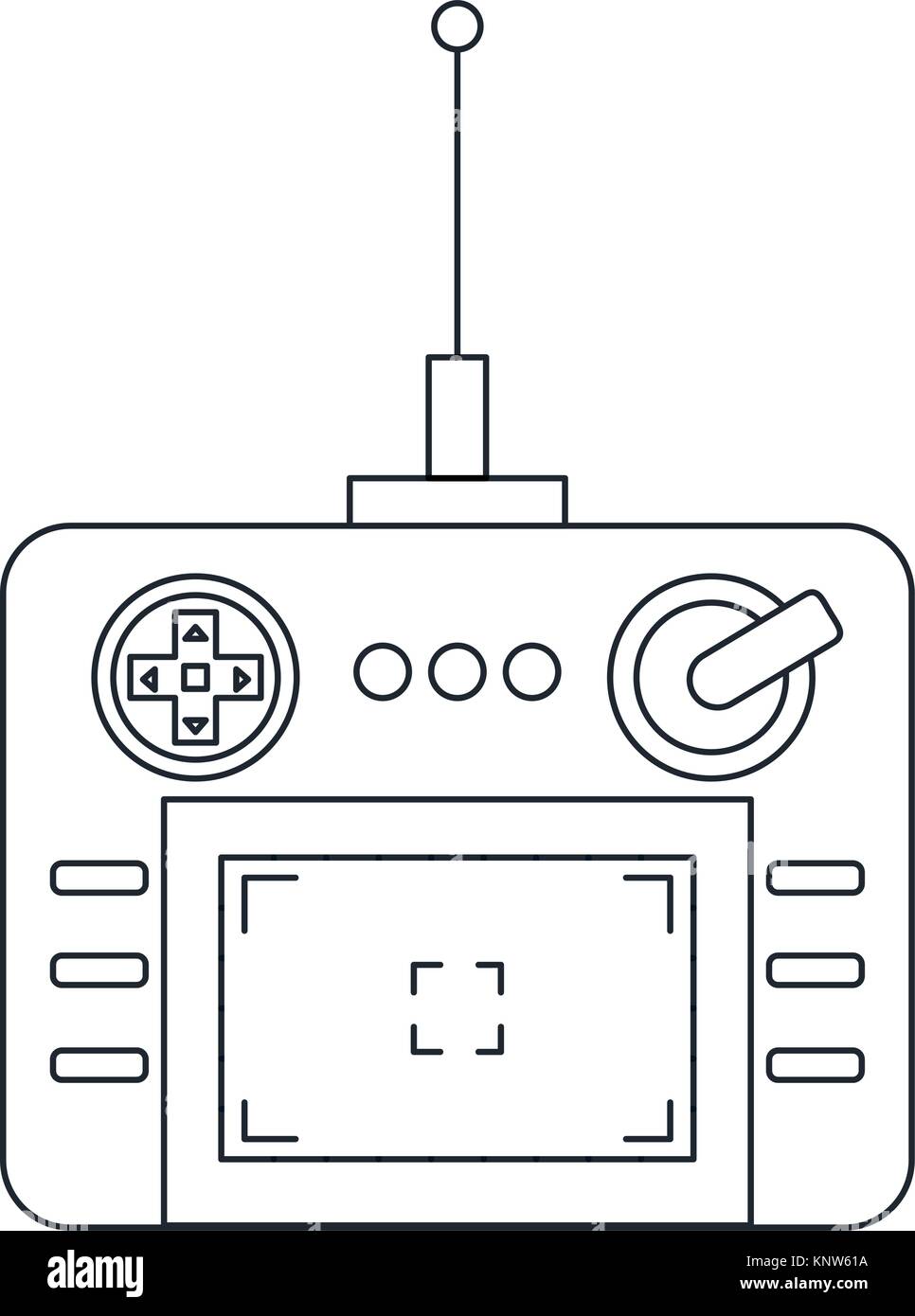 drone remote control icon vector illustration design Stock Vector Image ...