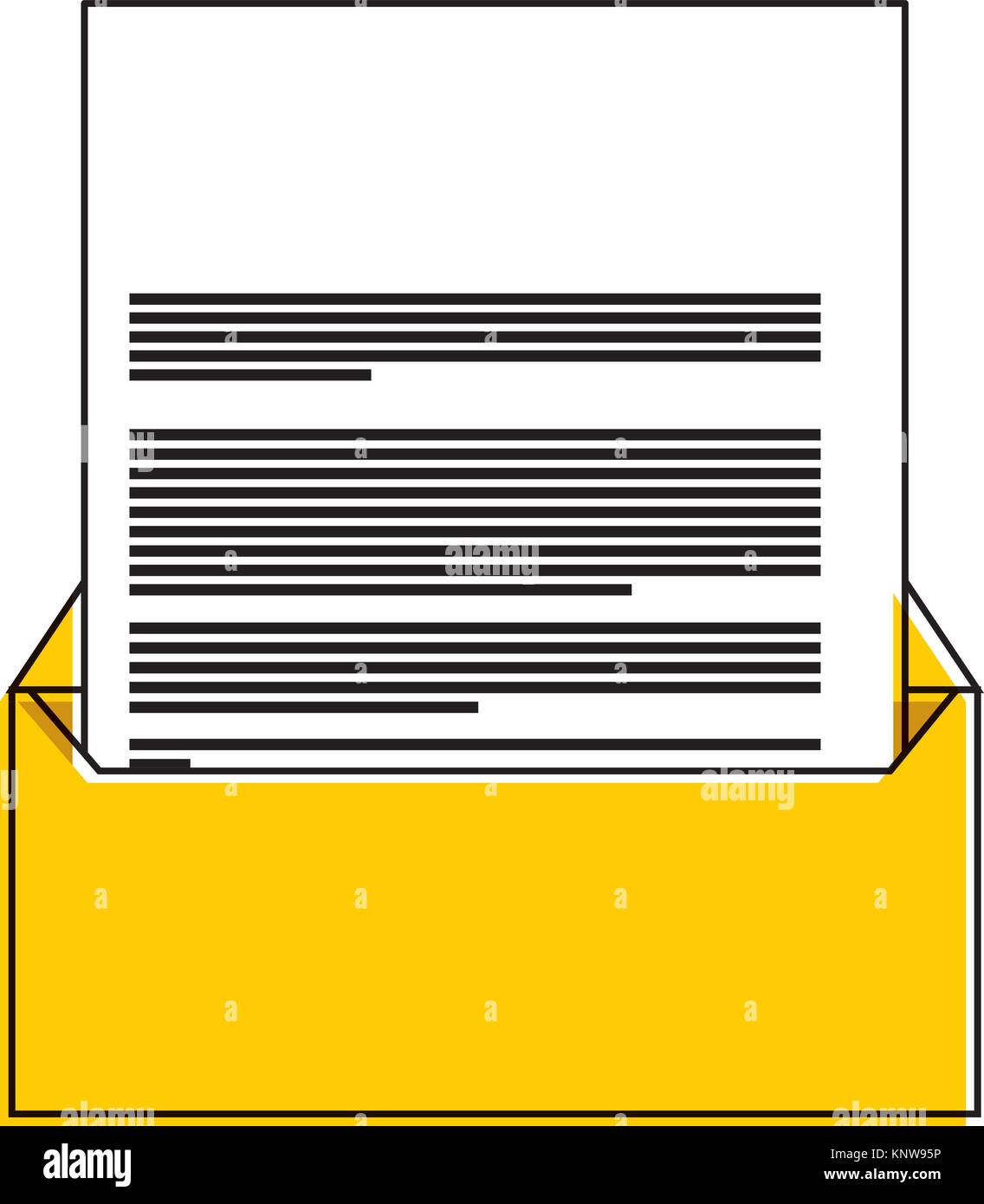 corporate envelope and document letter stationery blank Stock Vector ...