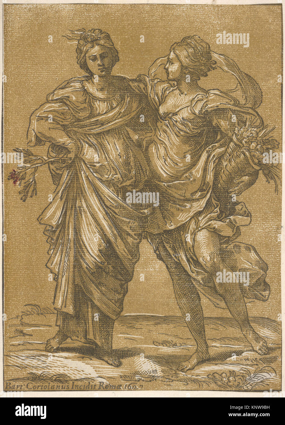 This print, 'Alliance of Peace and Abundance,' is based on a painting ...