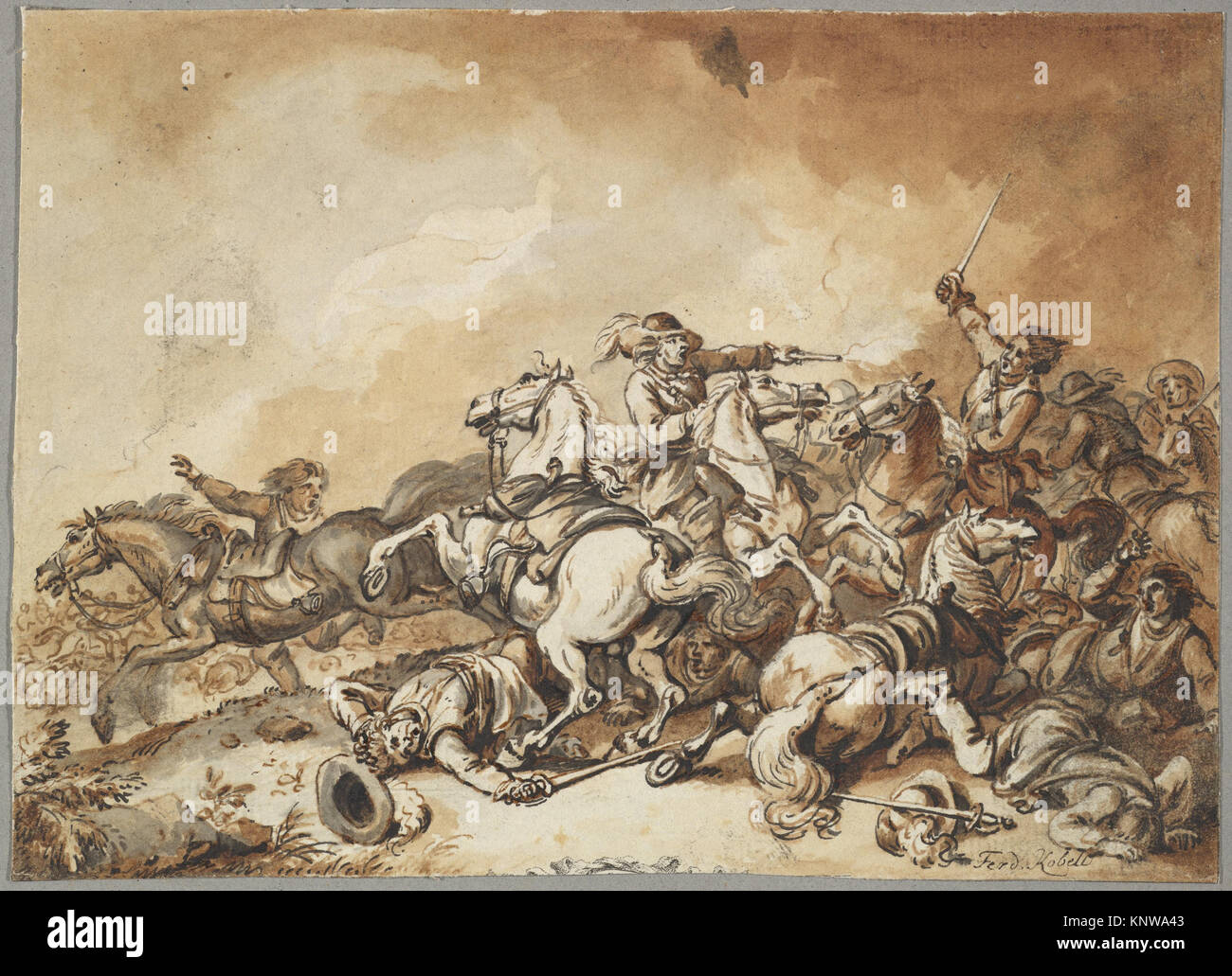 A Battle Scene MET DP827299 395767 Stock Photo - Alamy
