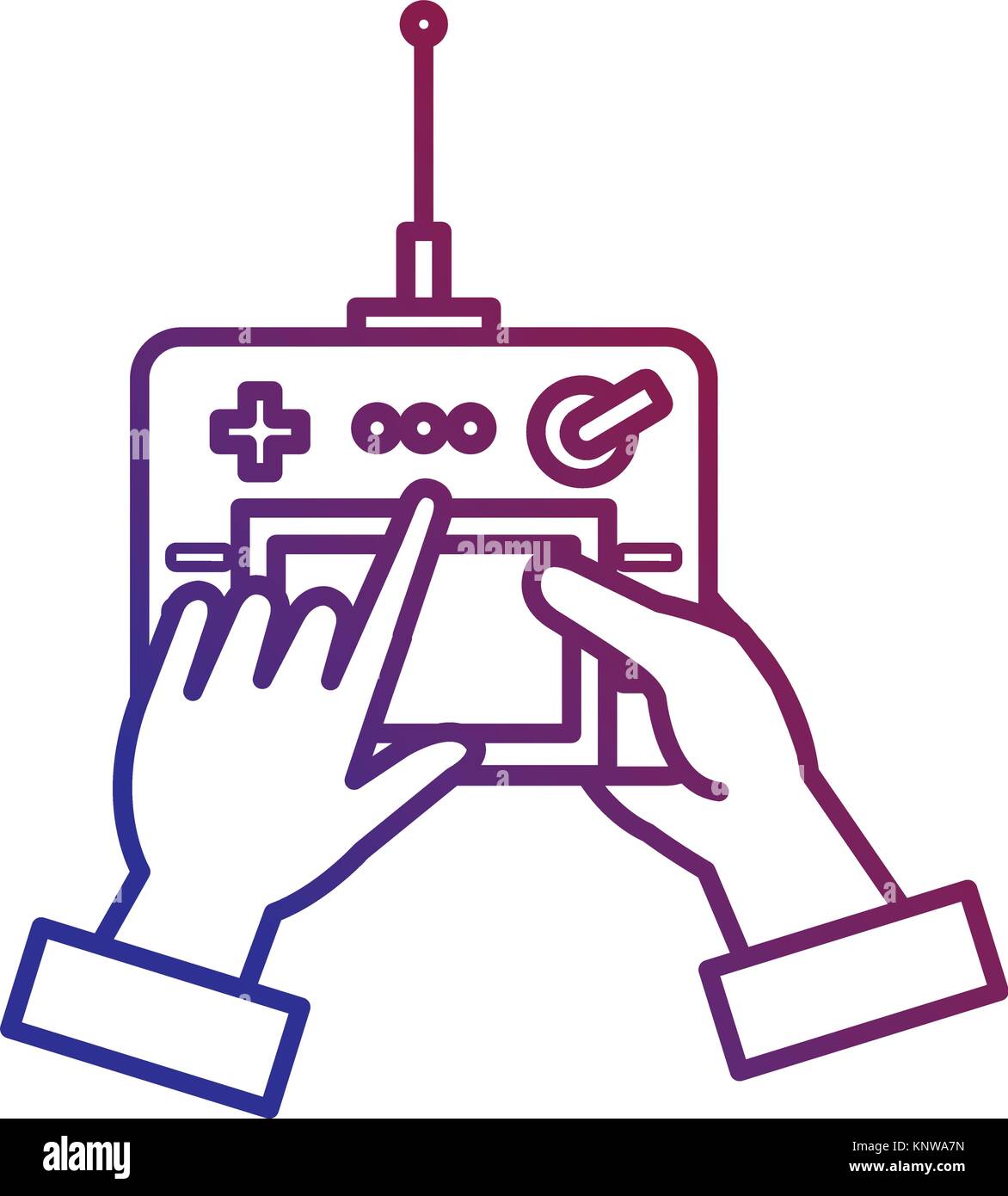 Joystick controller clipart Cut Out Stock Images & Pictures - Alamy