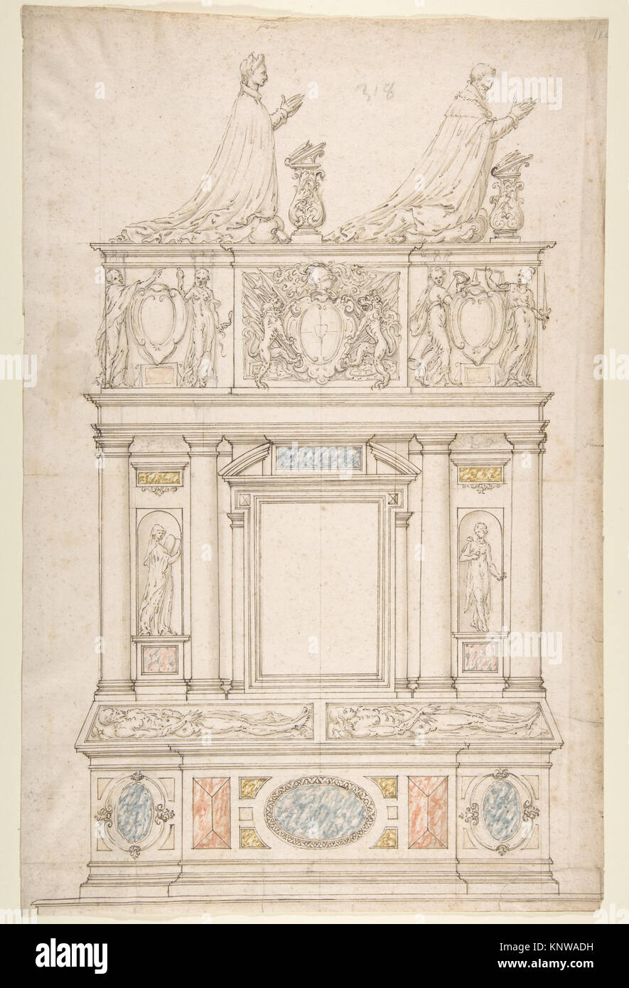 Design for a Double Tomb MET DP810713 362867 Stock Photo - Alamy