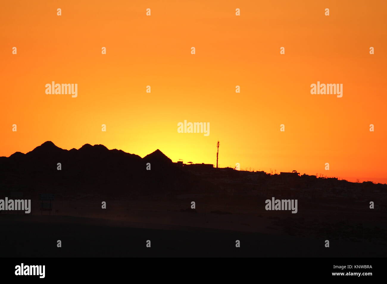 Sunset in Mexico Stock Photo - Alamy