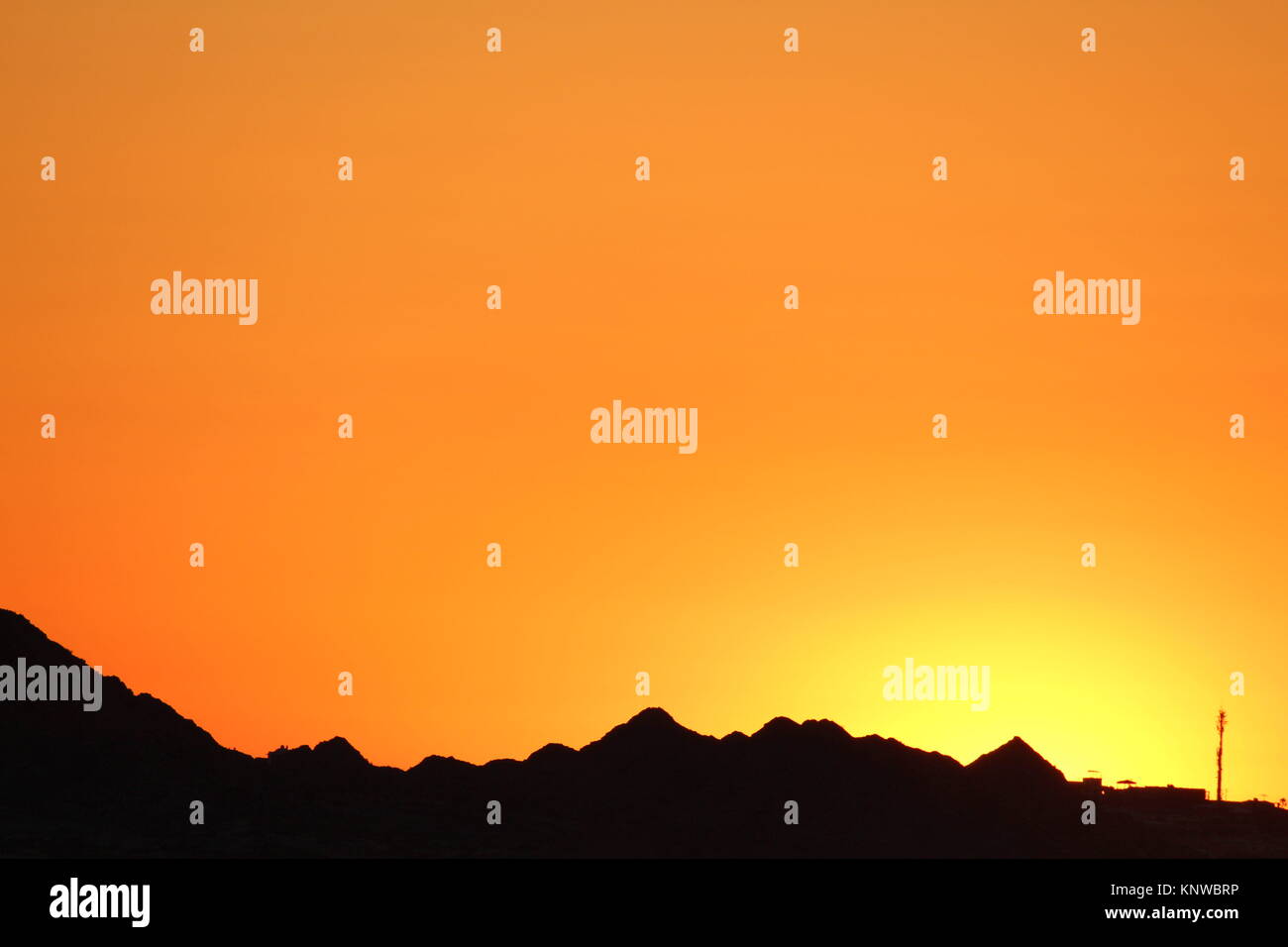 Sunset in Mexico Stock Photo - Alamy