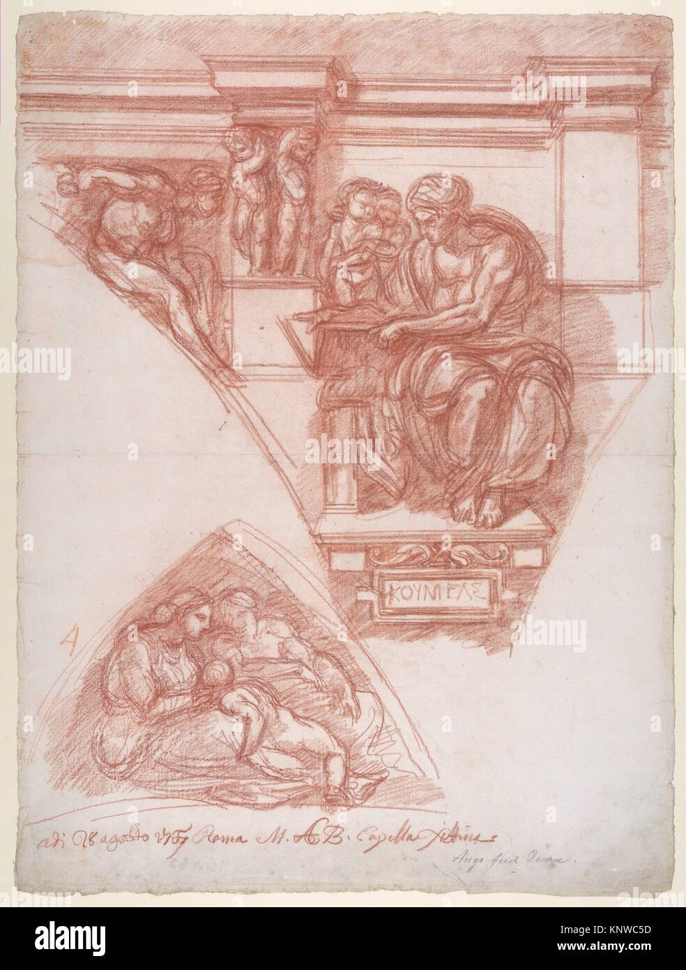 The Cumaean Sibyl (after Michelangelo). Artist: Jean Robert Ango ...