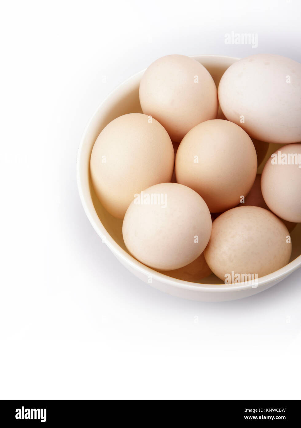 Chicken eggs on a plate,Eggs are laid by female animals and have been ...