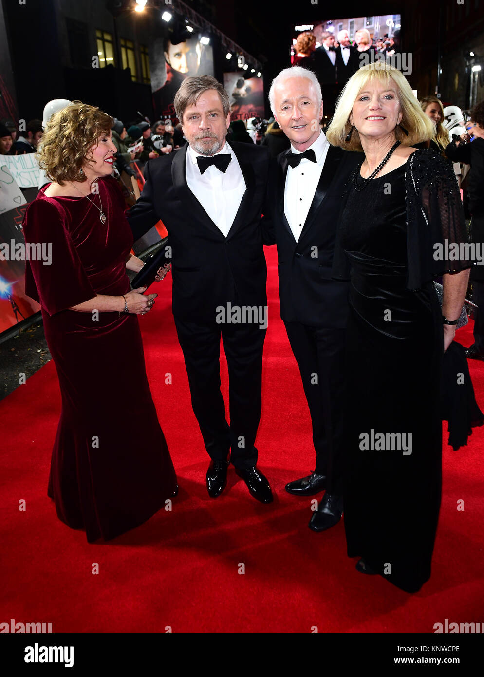 Marilou York, Mark Hamill, Anthony Daniels and Christine Savage ...