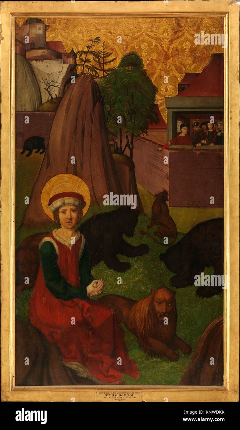 Saint Agapitus of Praeneste in the Arena; (interior) The Beheading of ...