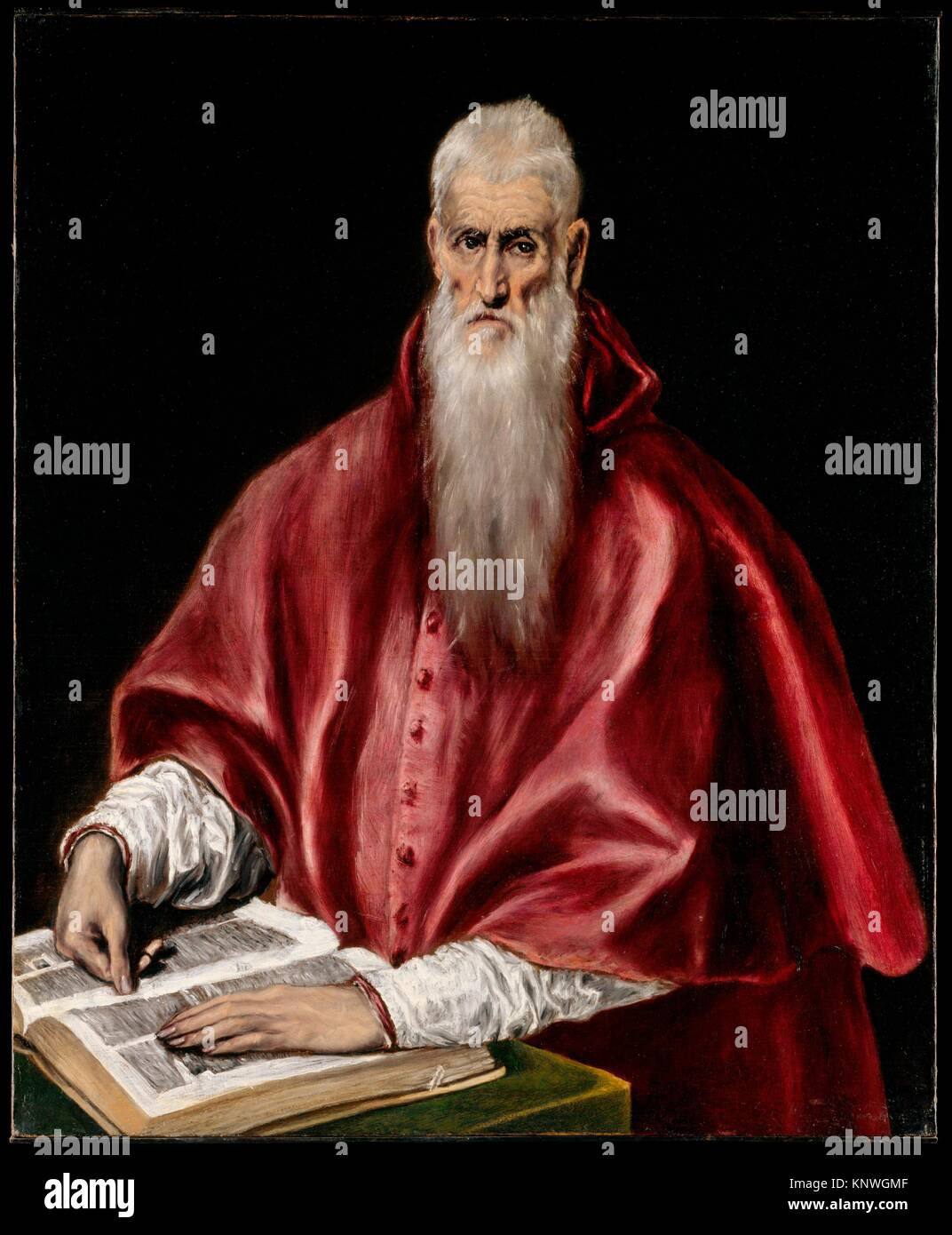 Saint Jerome as Scholar. Artist: El Greco (Domenikos Theotokopoulos ...