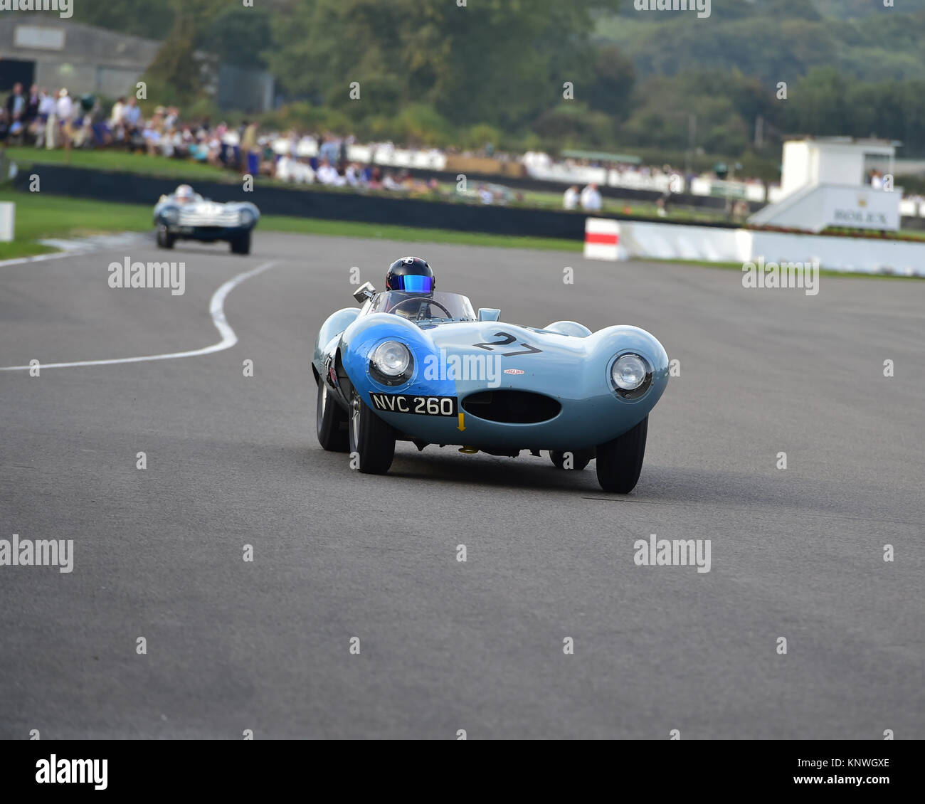 Gregor Fisken, Jaguar D-Type, NVC 260, Lavant Cup, Goodwood Revival ...