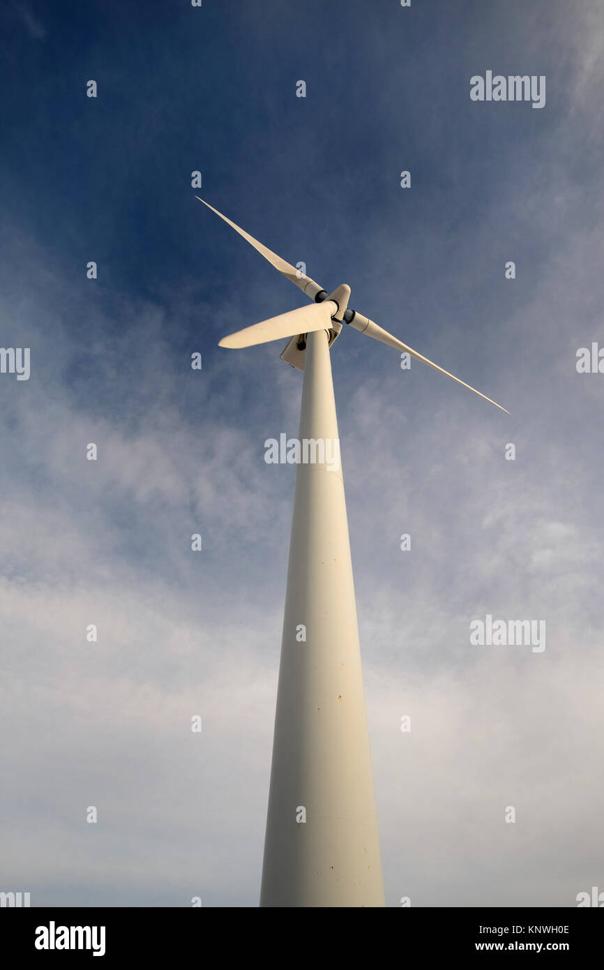 Bonus Turbines at Ventient energy's Nant yr Arian site Stock Photo - Alamy
