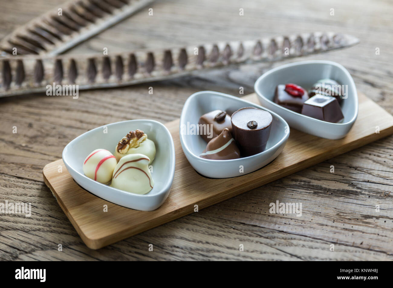 Swiss chocolate candies Stock Photo - Alamy