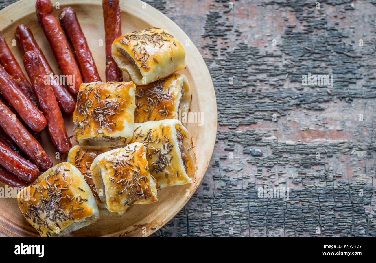 Bratwurst Rolls High Resolution Stock Photography and Images - Alamy