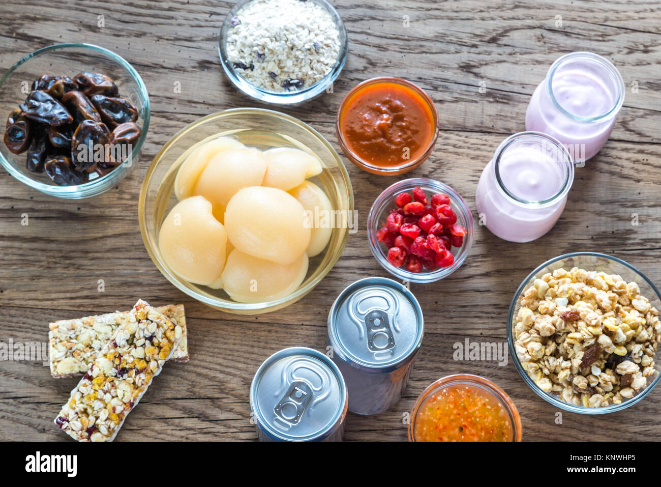 Foods with hidden sugar Stock Photo - Alamy