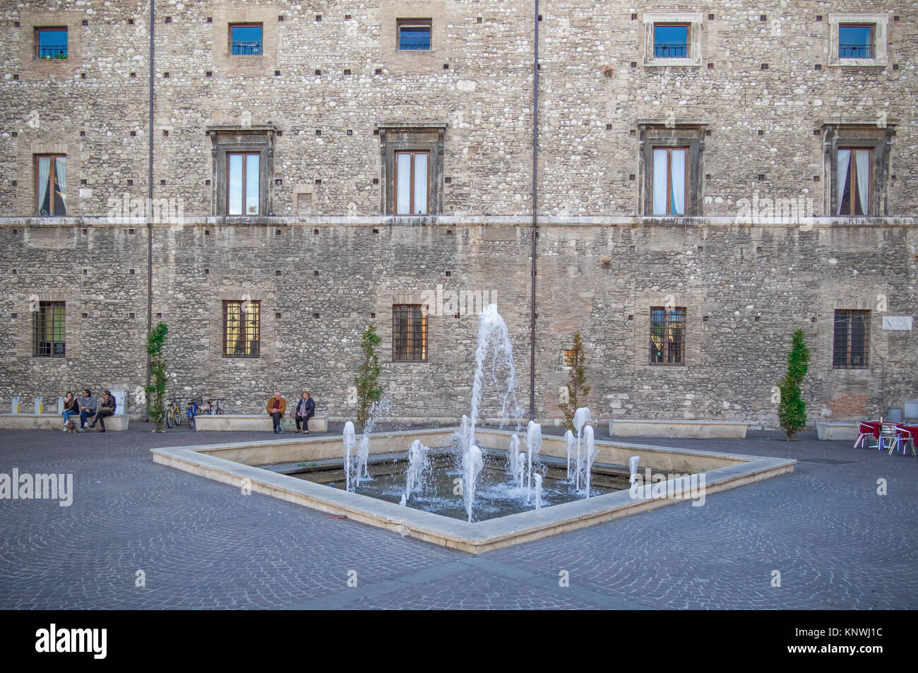Terni, Italy - The historic center of Terni, the second biggest city of ...