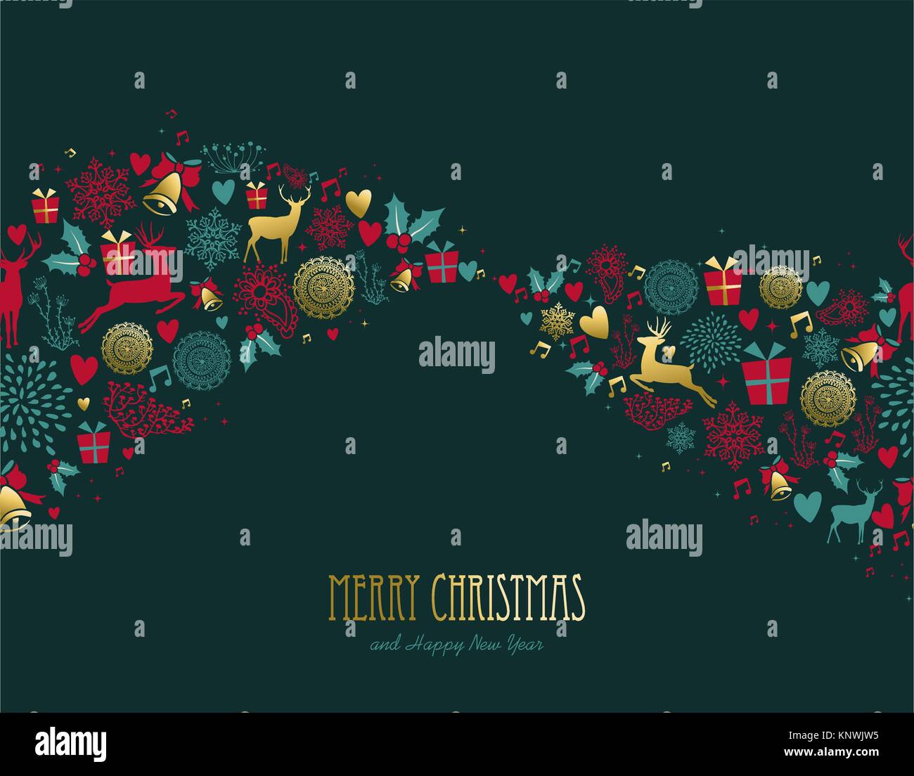 Christmas ornaments vector vectors Stock Vector Images - Alamy
