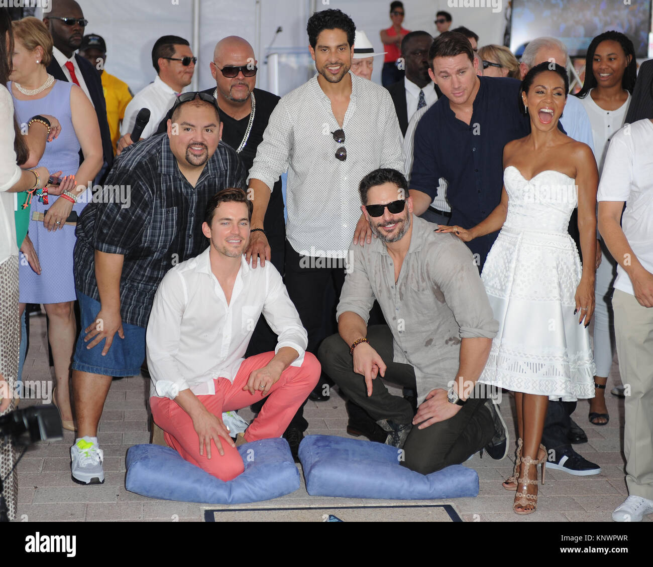 MIAMI, FL - JUNE 24: Gabriel Iglesias, Matt Bomer, Adam Rodr’guez, Joe ...