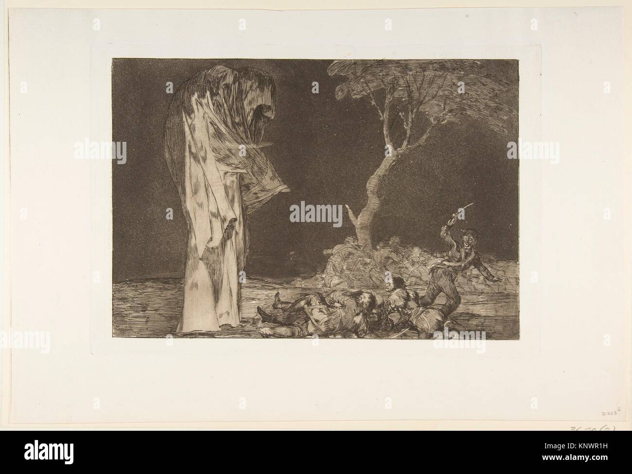 Plate 2 from the ´Disparates´: Folly of Fear. Series/Portfolio: Los ...