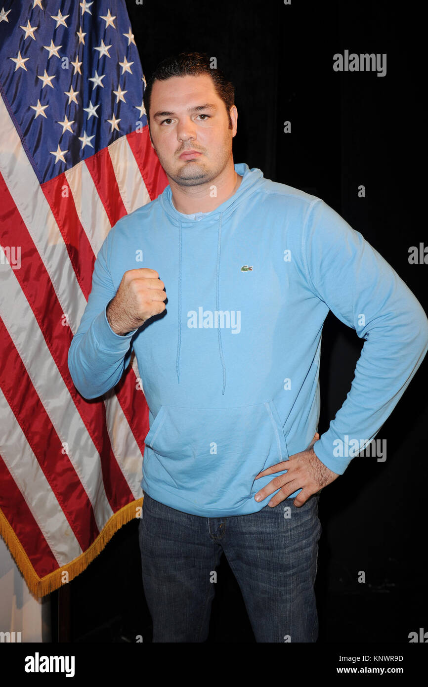 HOLLYWOOD FL - AUGUST 11: Shannon Briggs and Mike Marrone during a ...