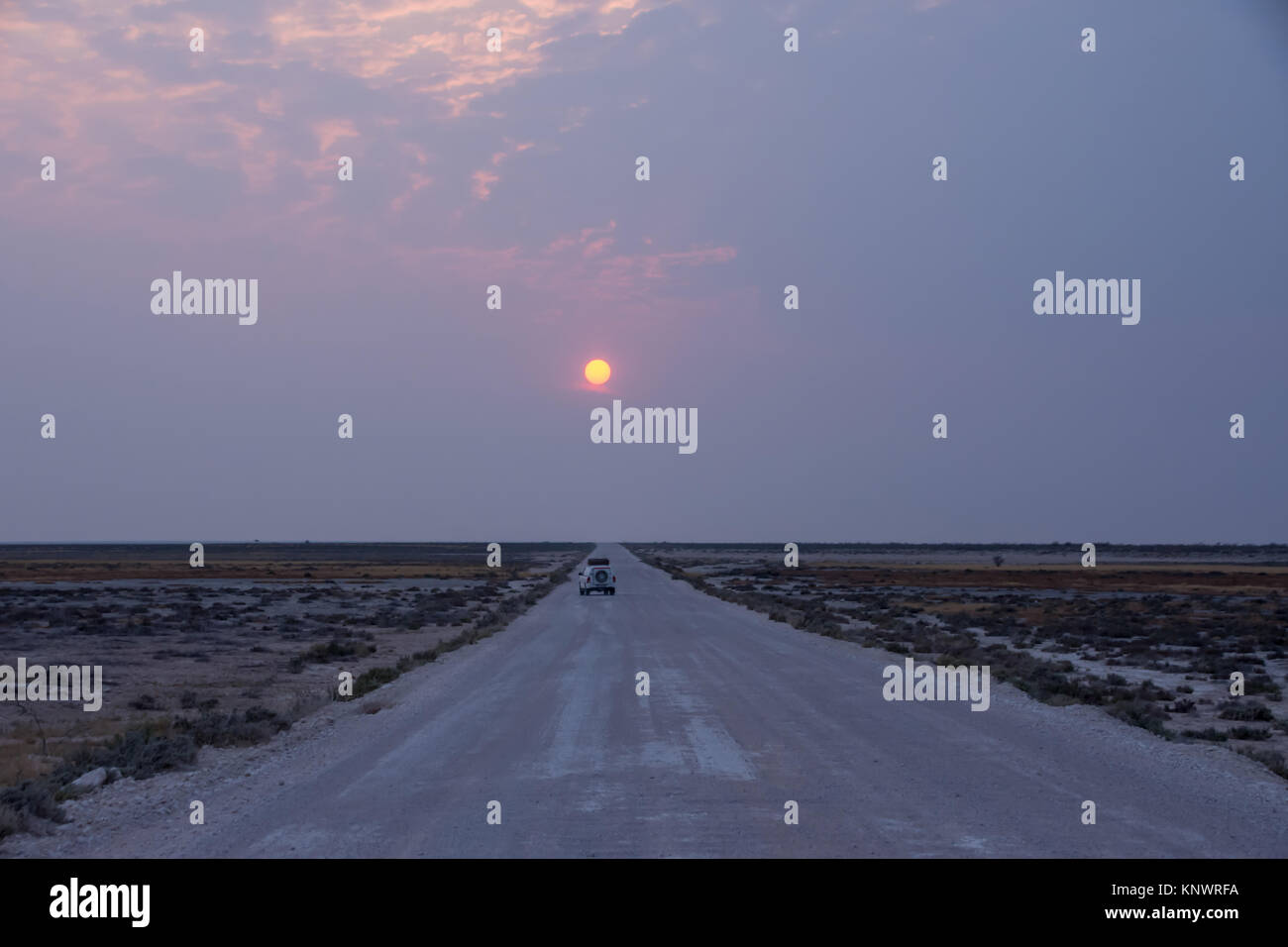 Namibian landscape at dusk hi-res stock photography and images - Alamy