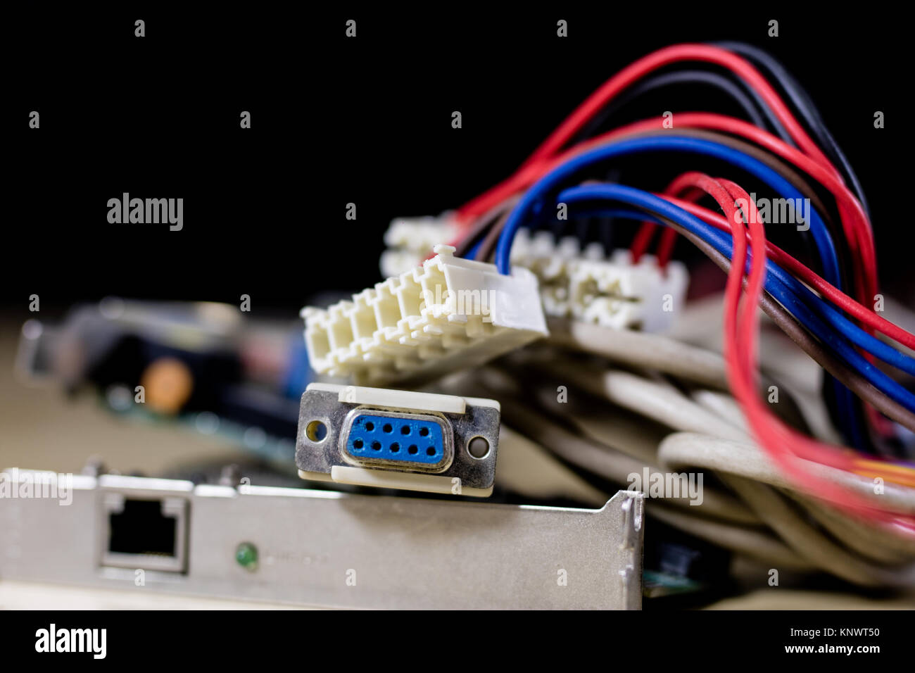 old network cards for desktop computers. Network cards with rj44 ...
