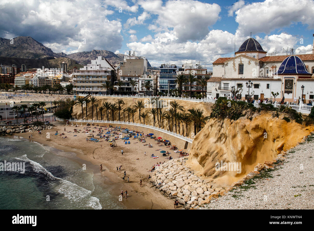 Spain Benidorm: West Beach Stock Photo - Alamy