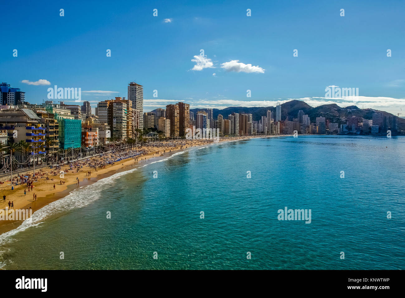 Spiaggia benidorm hi-res stock photography and images - Alamy