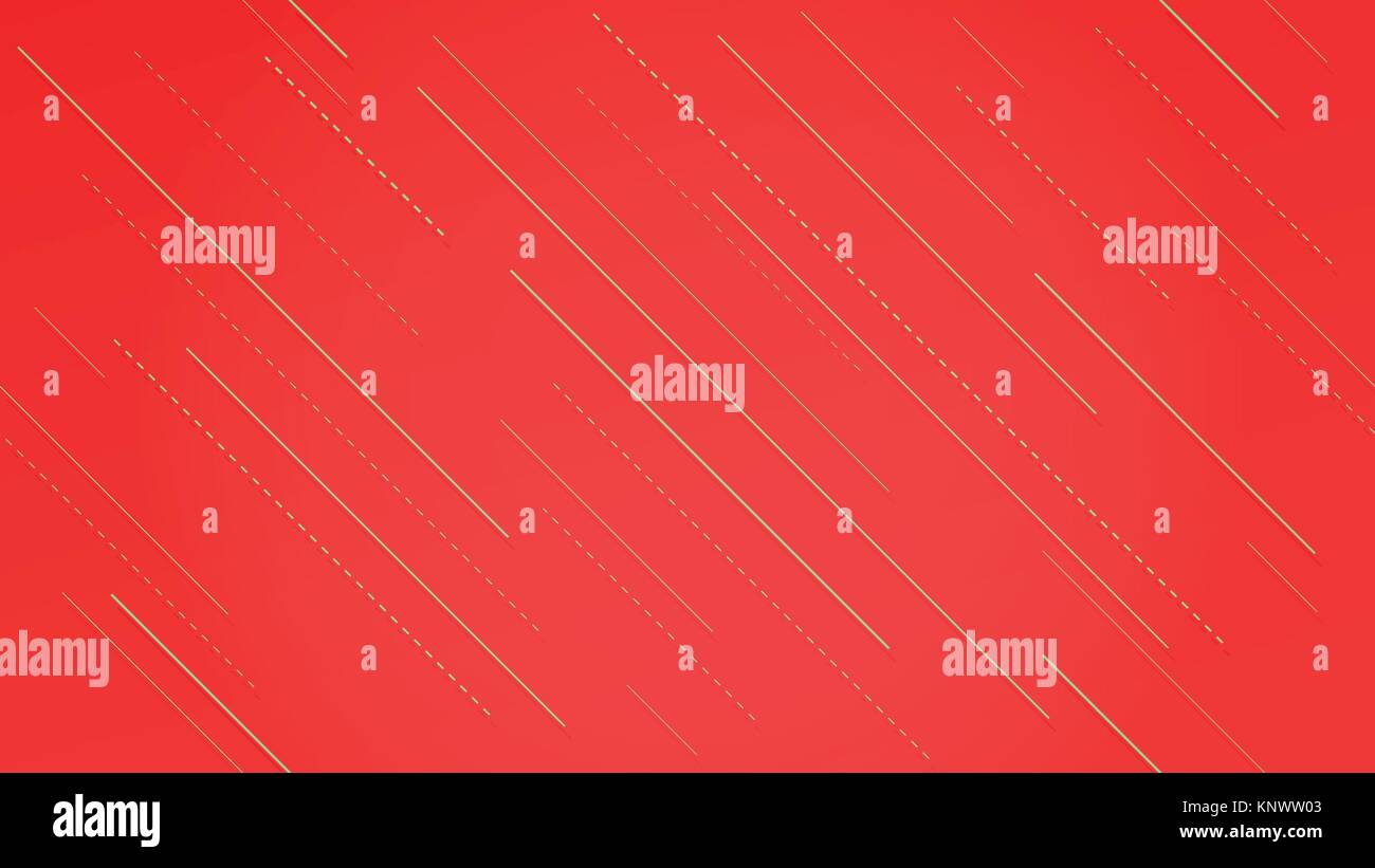 diagonal thin lines over red background. vector geometric, vivid ...