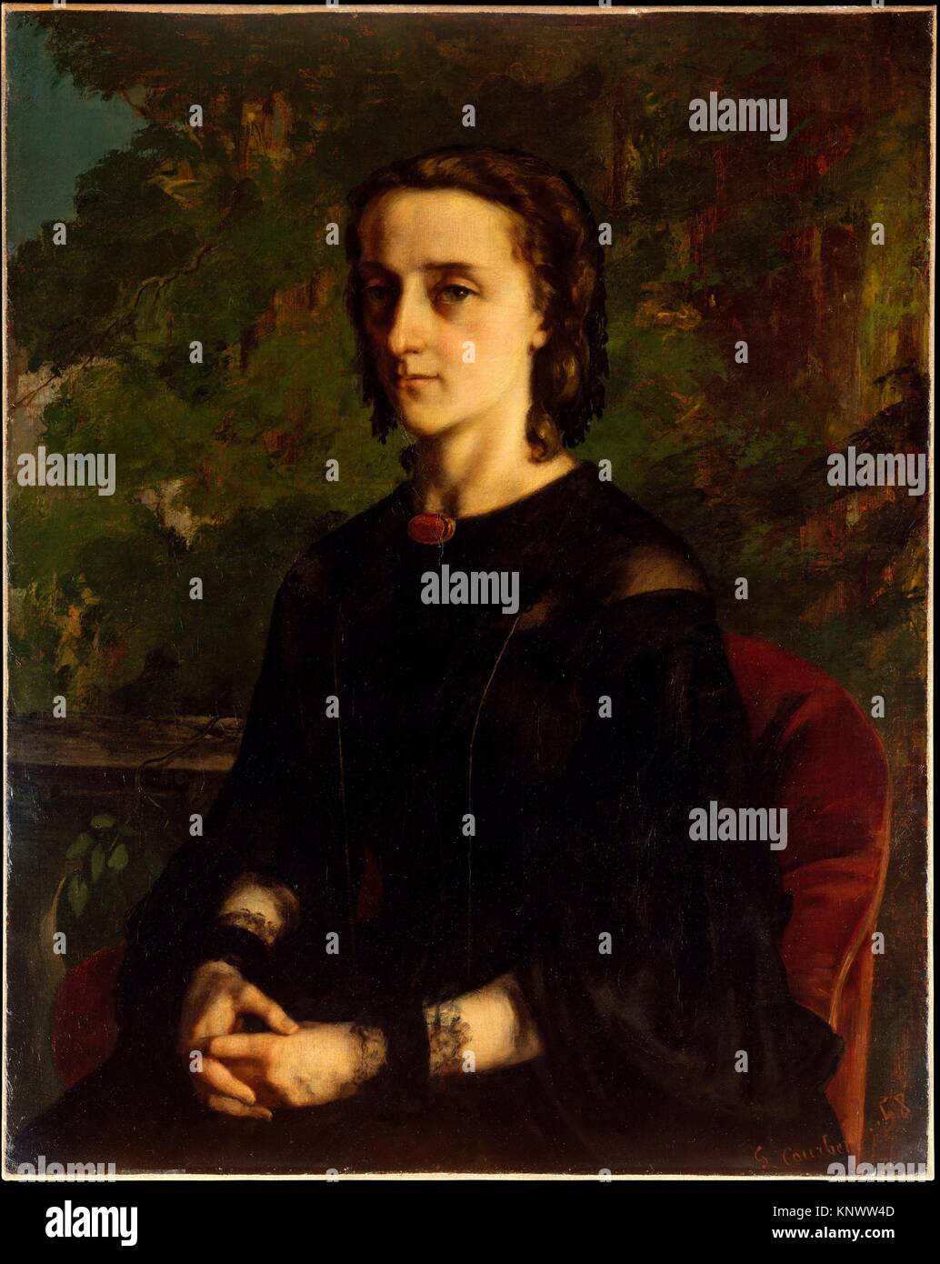 Madame de Brayer. Artist: Gustave Courbet (French, Ornans 1819-1877 La ...