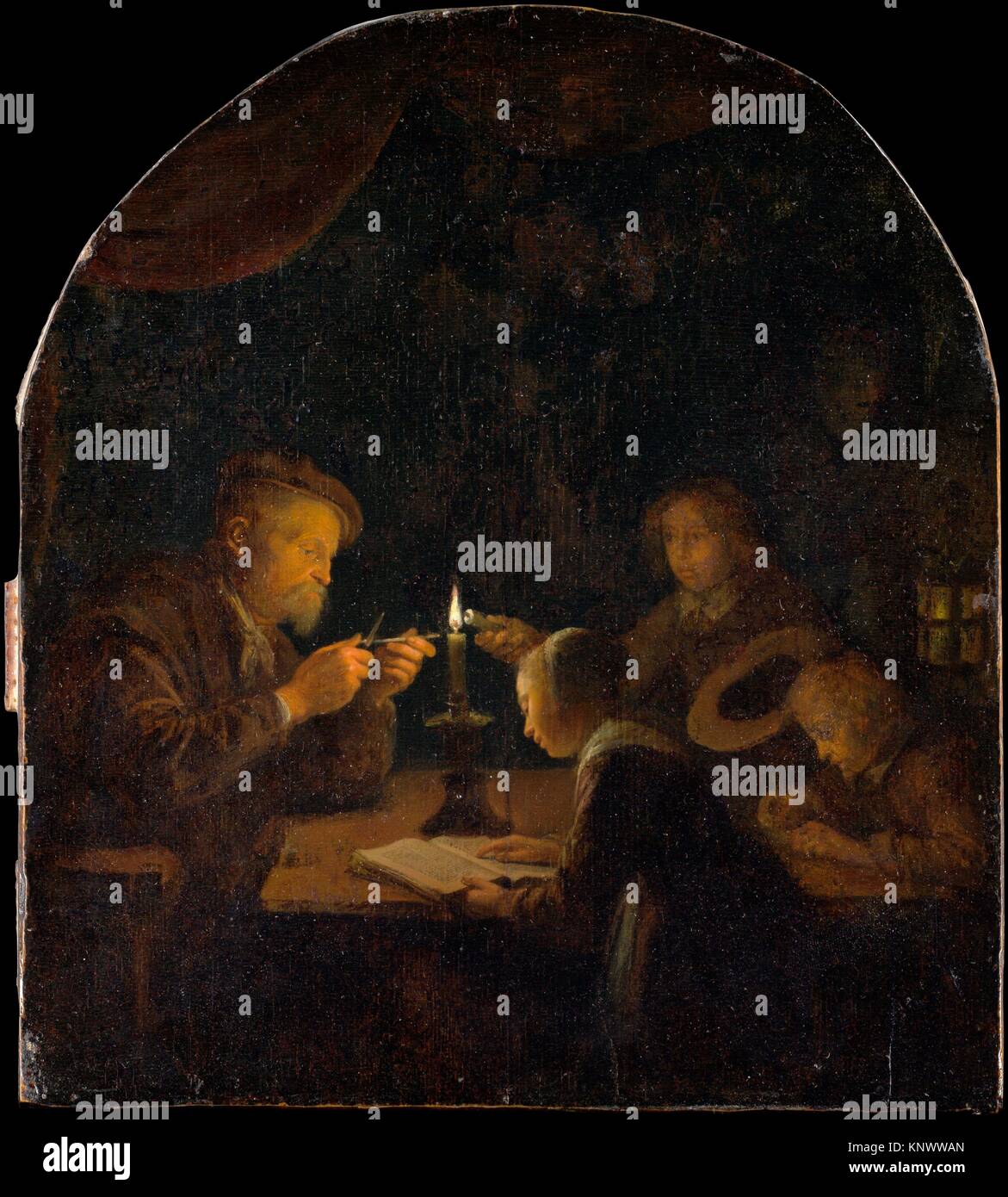 Painting by gerrit dou hi-res stock photography and images - Alamy
