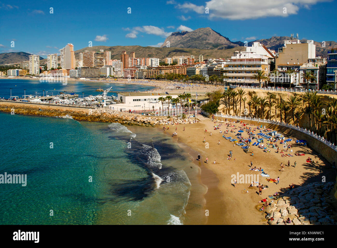 West beach benidorm hi-res stock photography and images - Alamy