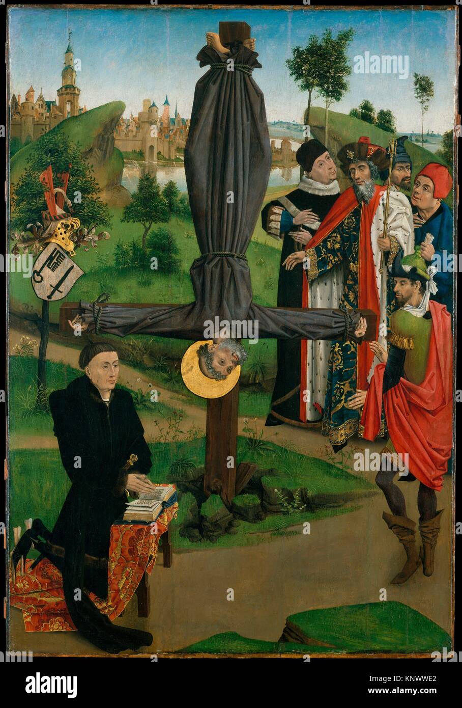 Crucifixion with a donor hi-res stock photography and images - Alamy