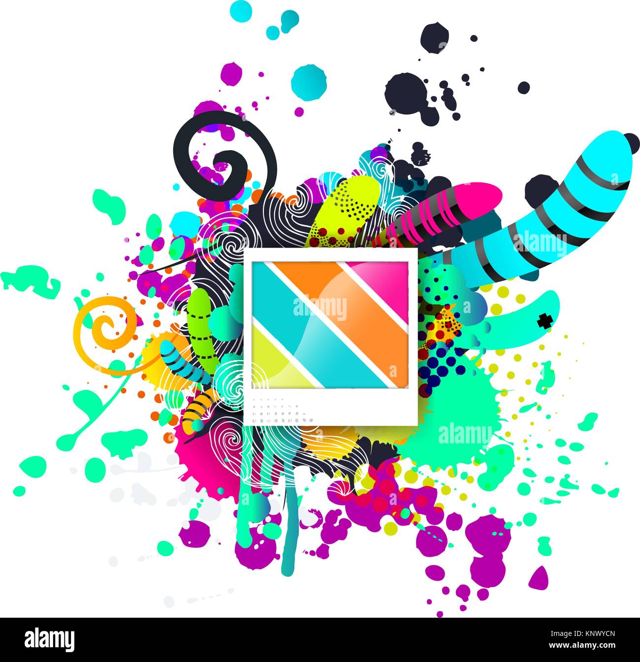 Creative template background. Abstract elements concept, vector ...