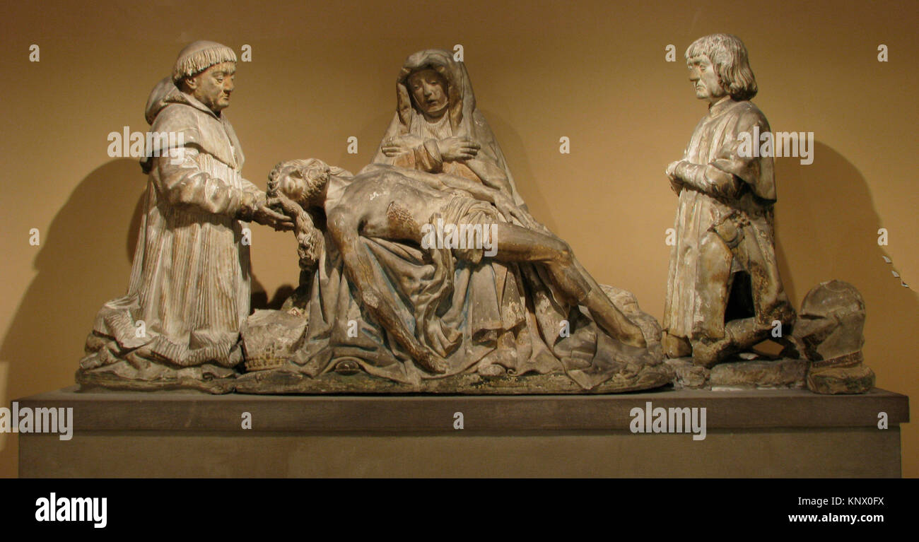 Pieta with two donors hi-res stock photography and images - Alamy