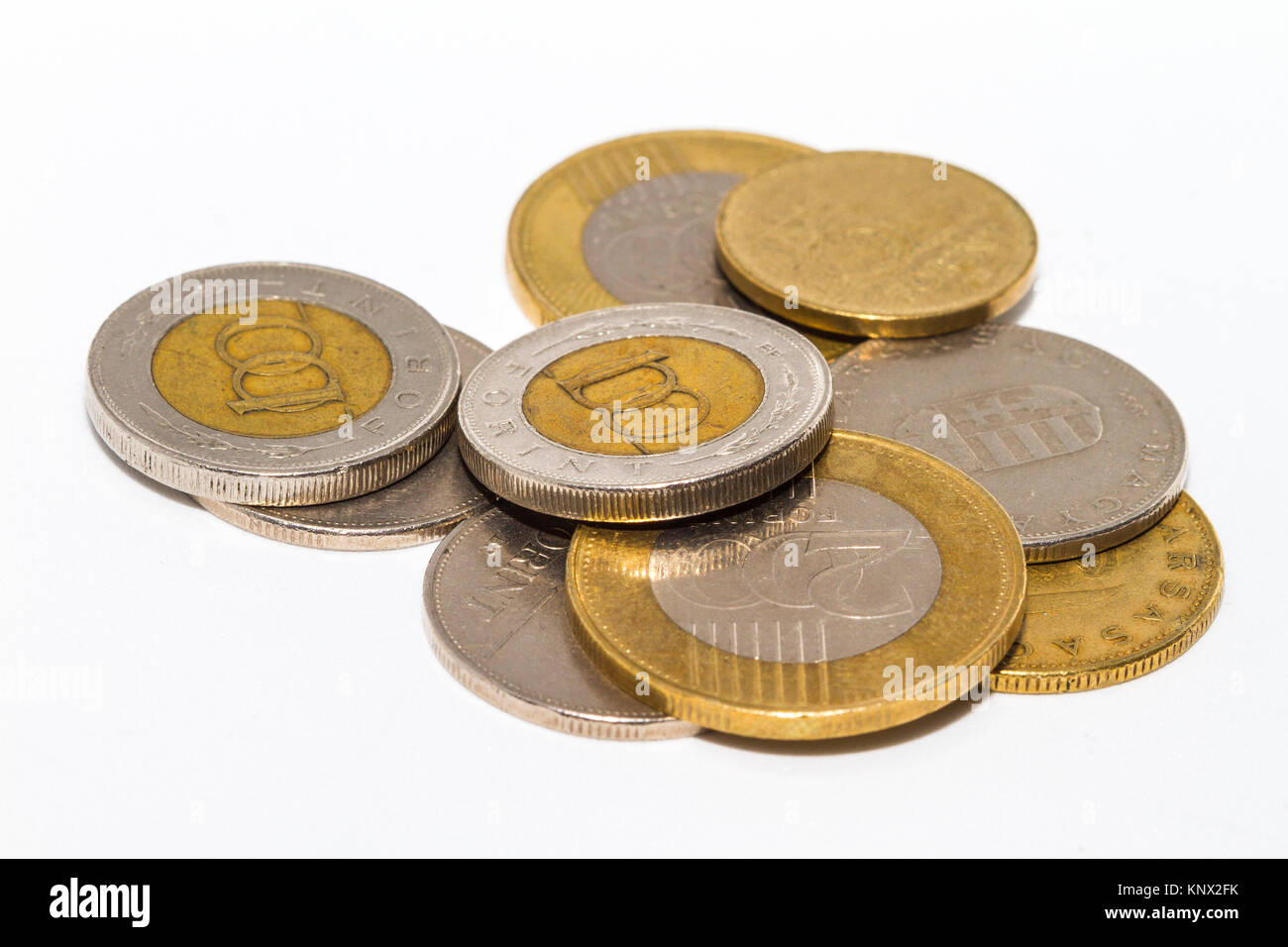 The forint (sign: Ft; code: HUF) is the currency of Hungary. Coins on ...