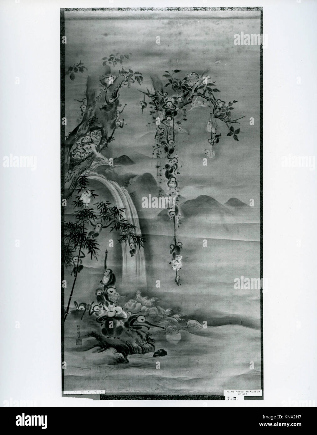 Family of Monkeys. Artist: Tanshin Morimasa (Japanese, 1653-1718 ...