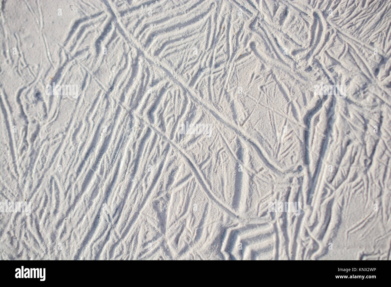 Patterns on a freshly poured concrete surface Stock Photo - Alamy