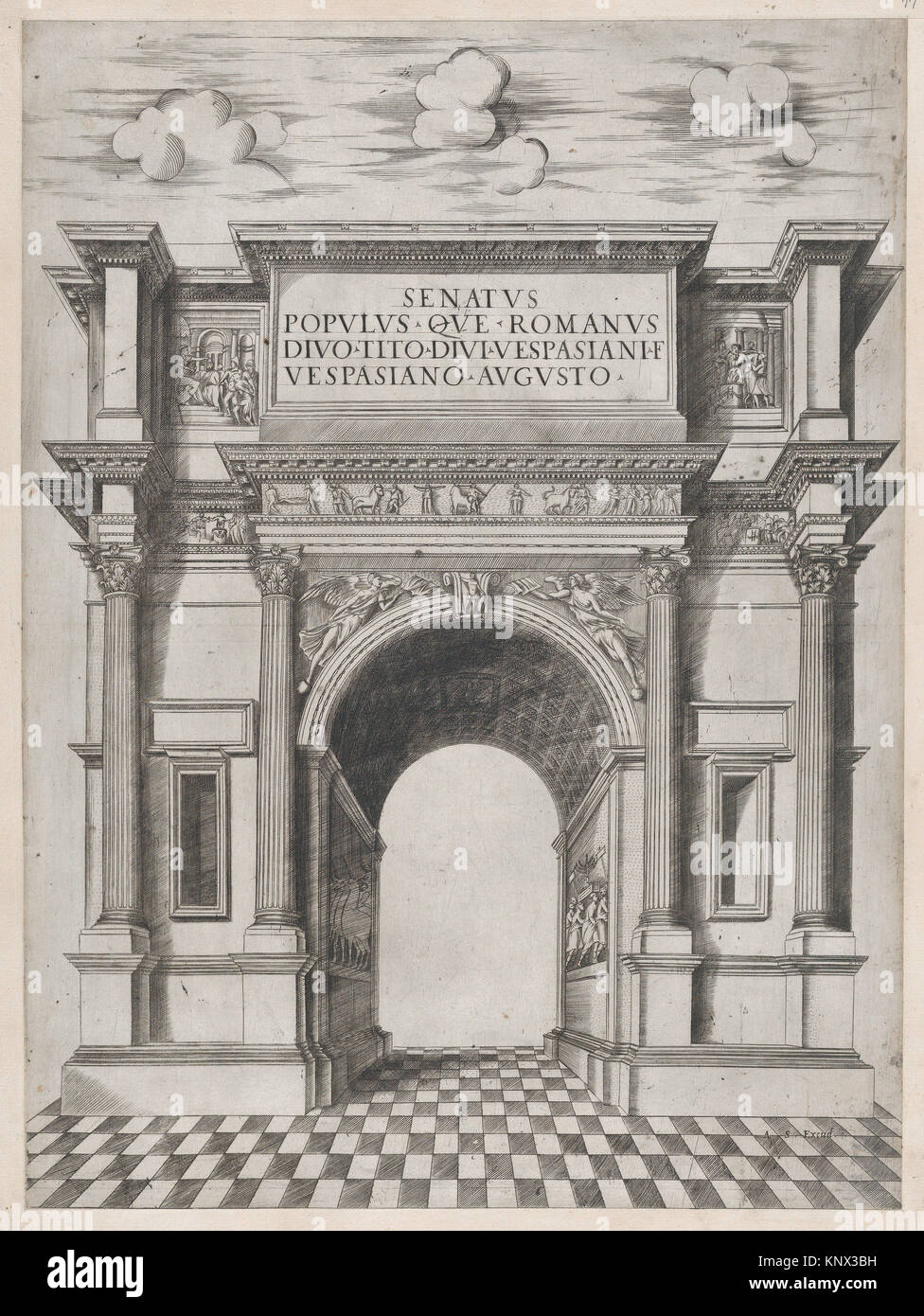 Titus speculum romanae magnificentiae hi-res stock photography and ...